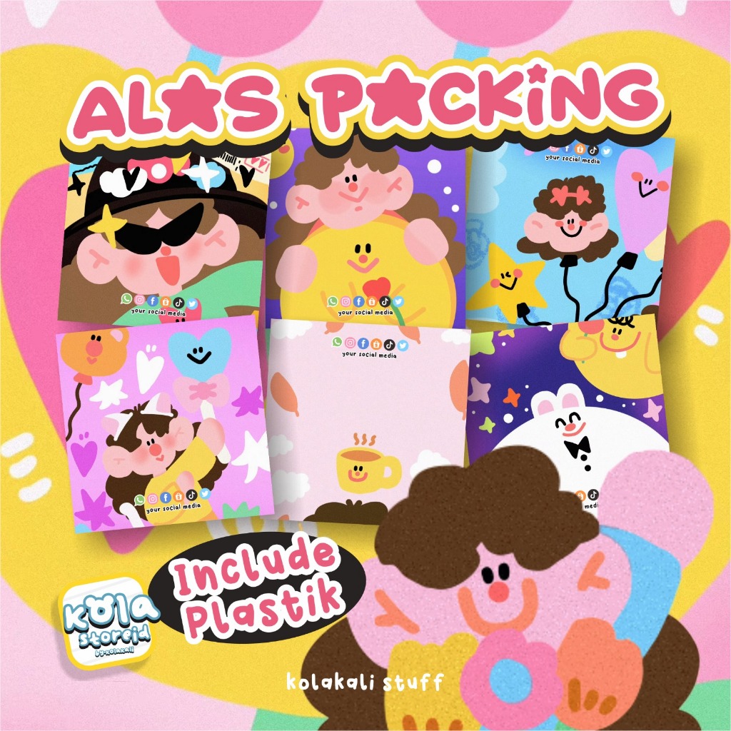 Jual [INCLUDE PLASTIK] ALAS PACKAGING GIRL CRUSH EDITION | ALAS GELANG ...