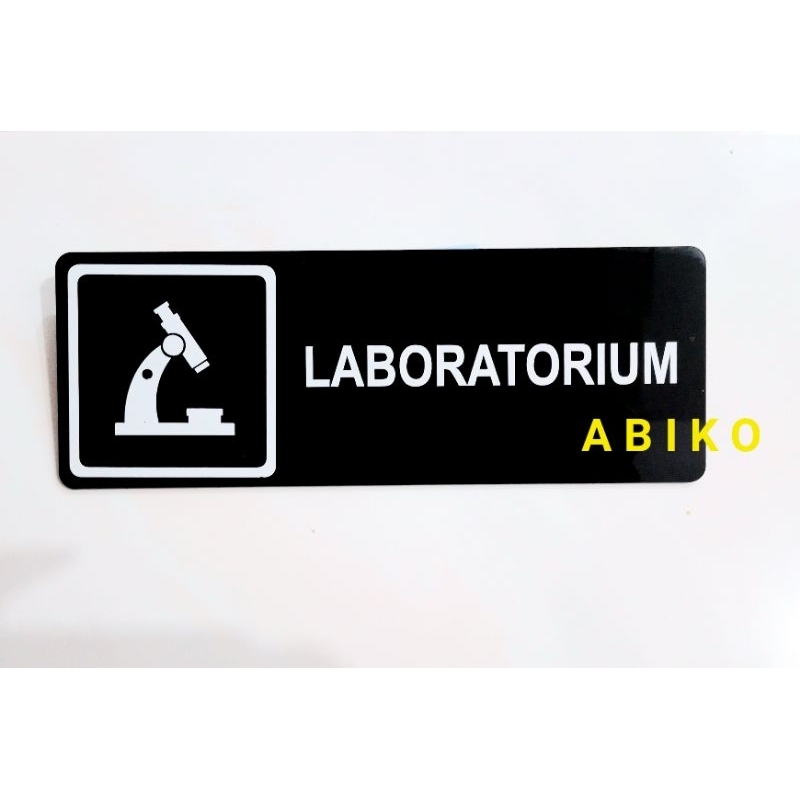 Jual SIGN BOARD ACRYLIC LABORATORIUM - PAPAN AKRILIK LABORATORIUM ...