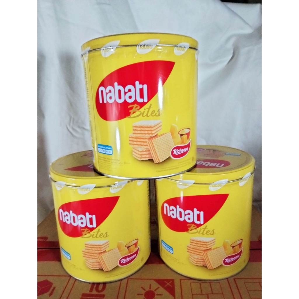 Jual Wafer Stick Nabati Kaleng/ Richeese nabati bites | Shopee Indonesia