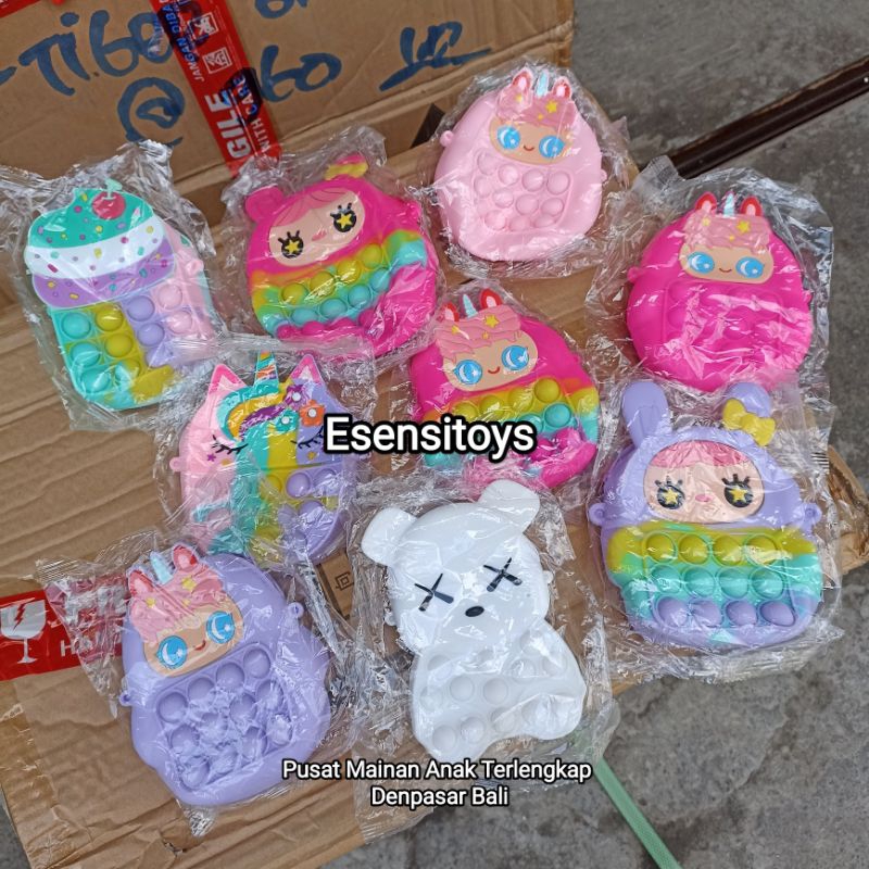 Jual TAS POP IT JELLY TAS POP IT LUCU SELEMPANG BAG UKURAN KECIL DAN ...