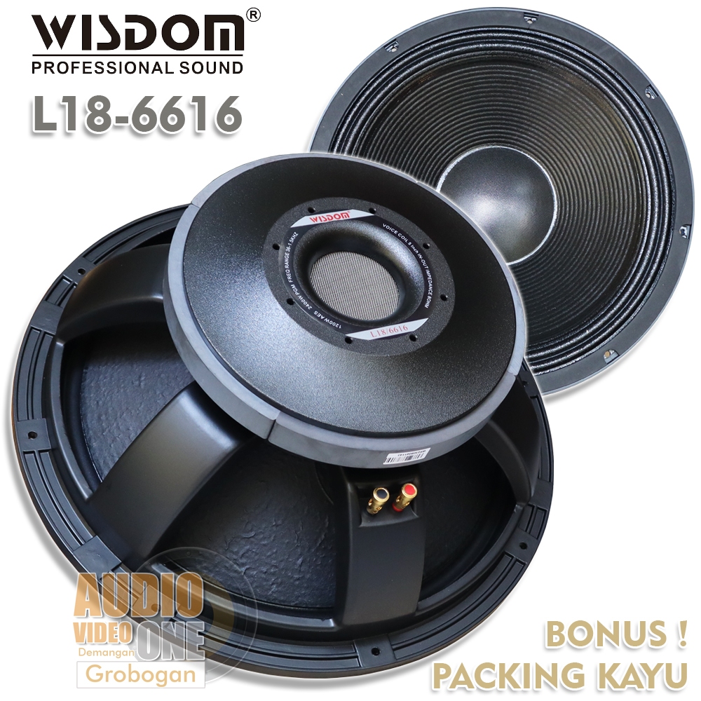 Jual Speaker Wisdom L18-6616 Spul 5 Inch Spiker Komponen 18 Inch ...