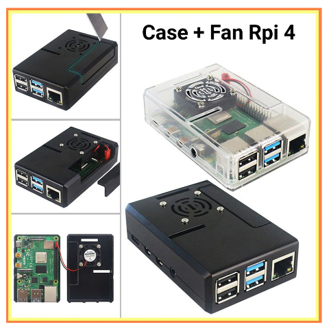 Jual Case Raspberry Pi 4 model B Plastik ABS Casing Box Enclosure Kotak | Shopee Indonesia