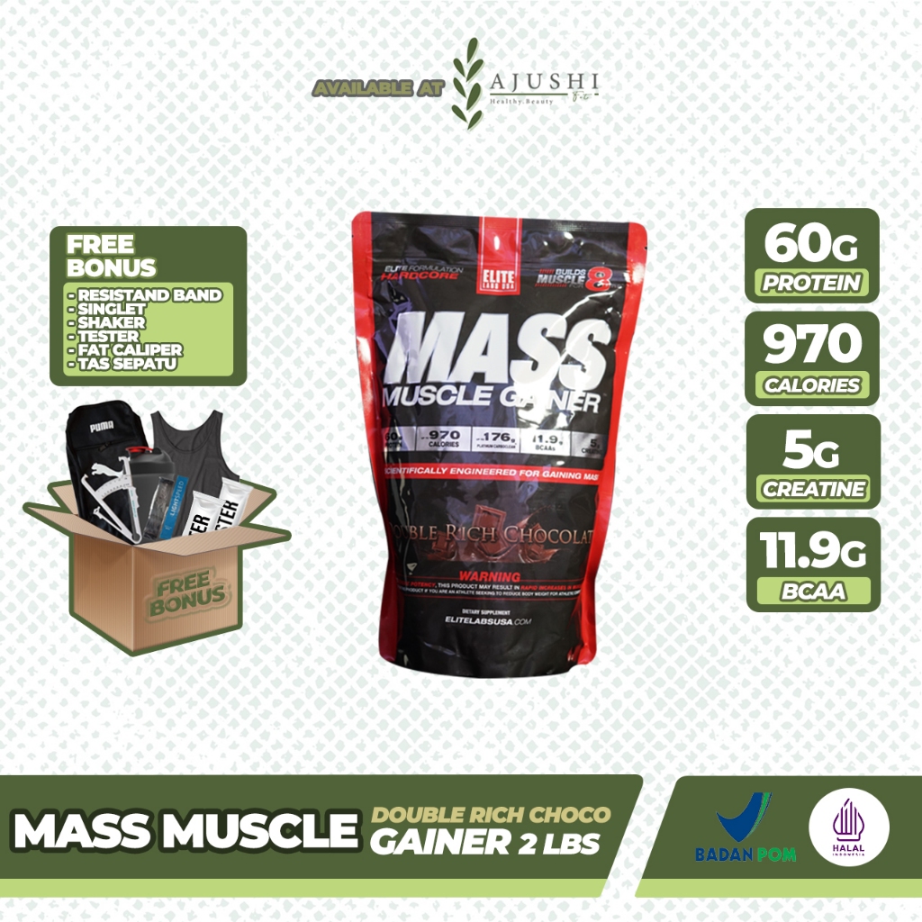 Jual Elite Labs Muscle Mass Gainer 2 Lbs (Weight Gainer) | Shopee Indonesia