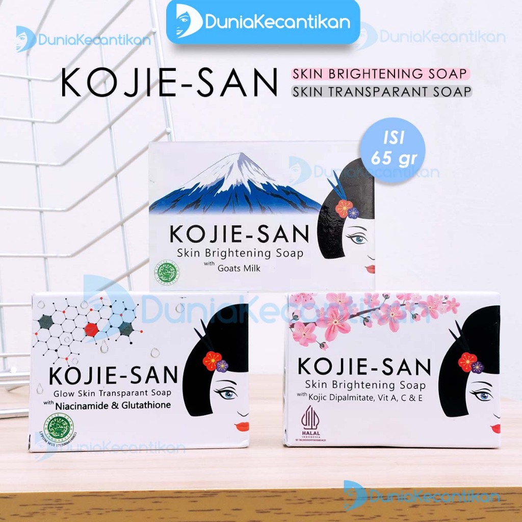 Jual KOJIE SAN Skin Brightening Soap Kojic Acid Sabun Wajah Glow Skin Niacinamide & Glutathione ...
