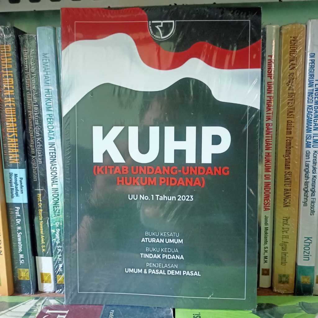 Jual Buku KUHP (KITAB UNDANG-UNDANG HUKUM PIDANA) UU No. 1 Tahun 2023 | Shopee Indonesia