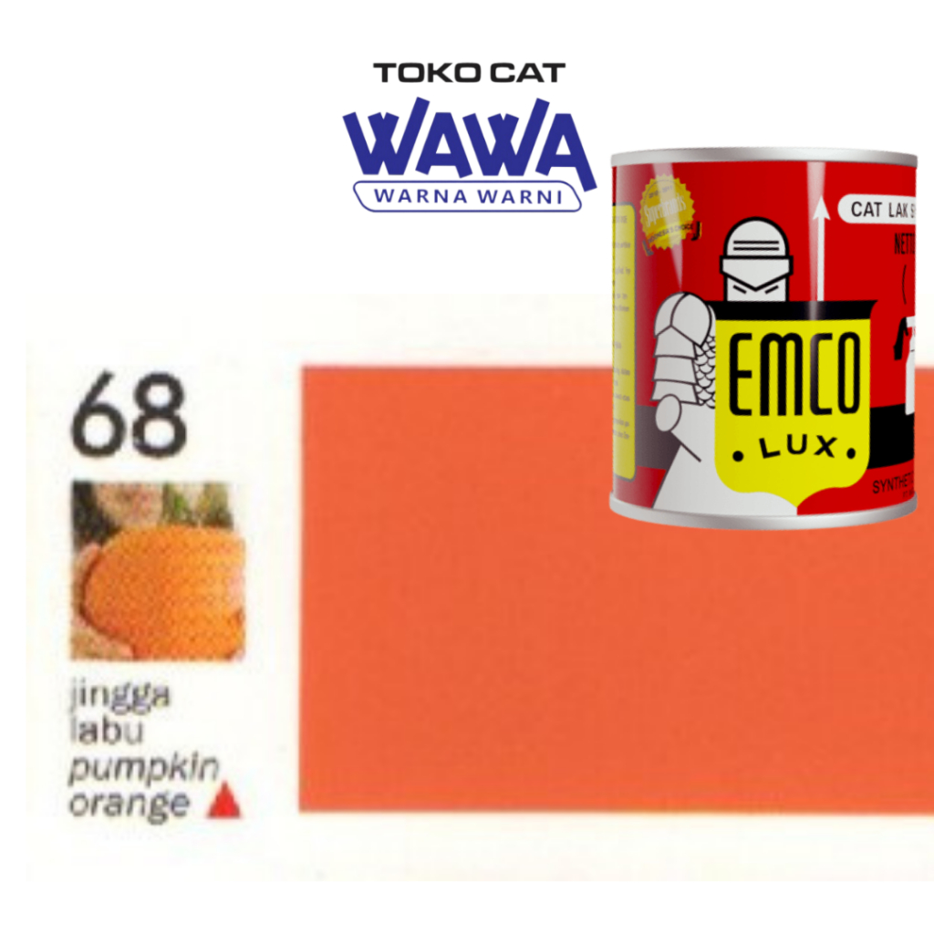 Jual Emco Lux cat kayu dan besi sintetis JINGGA LABU 68 _"SEGITIGA ...