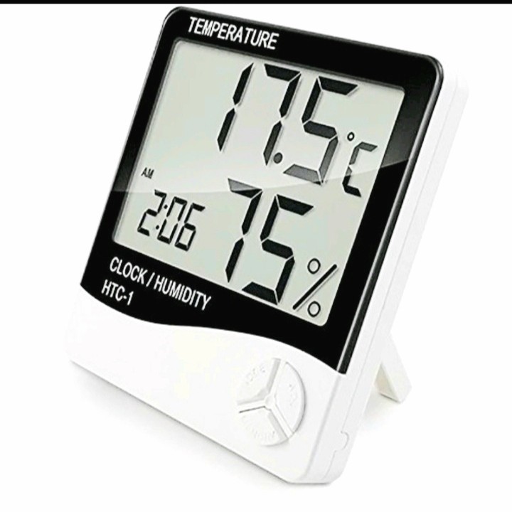 Jual HTC-1 Hygrometer Digital Thermometer Pengukur Suhu Ruangan ...