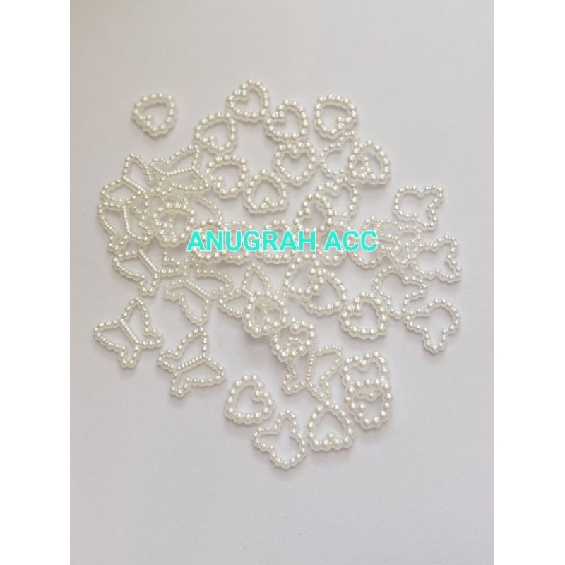 Jual manik pearl ivory bahan kerajinan tangan / manik gelang dan kalung ...