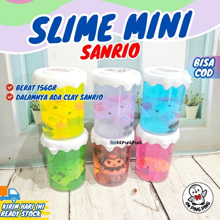 Jual Slime Mini Sanrio Unik 156gr/Slime Lucu/ Slime Soft | Shopee Indonesia