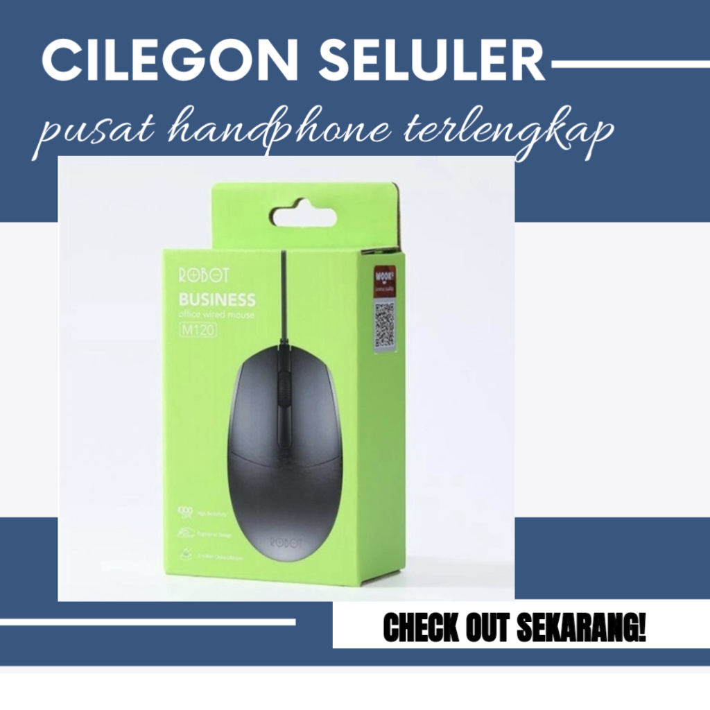 Jual ROBOT M120 Mouse Wired Kabel Optical 1000DPI Original | Shopee ...