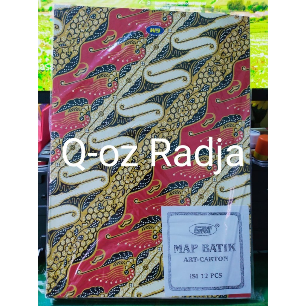 Jual Map Batik Art Carton Tebal - GM Uk. Folio per lbr * | Shopee Indonesia
