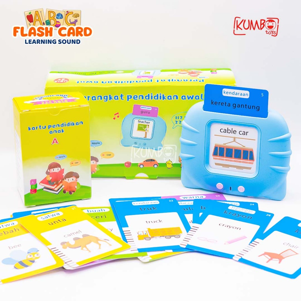 Jual Mainan Edukasi Flash Card Learning Sound Kartu Pendidikan Anak ...