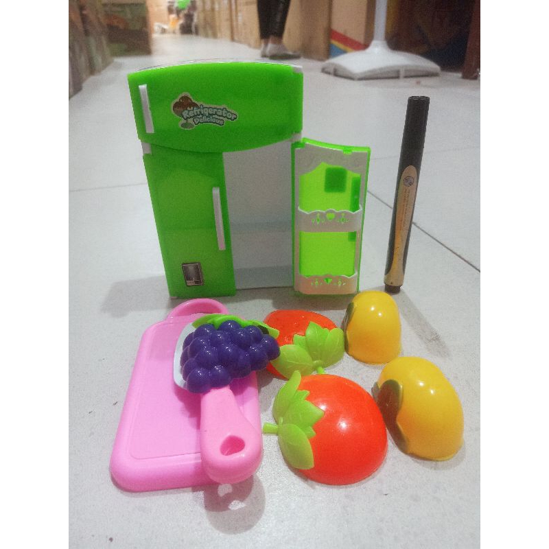 Jual mainan kulkas dan buah potong Mf 26 | Shopee Indonesia