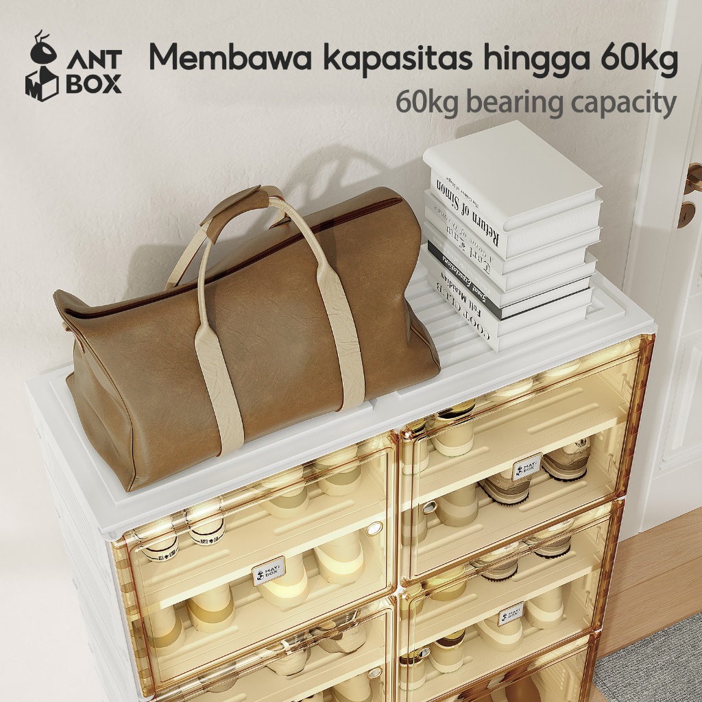 Jual ANTBOX Lemari Sepatu Ready Stock Kapasitas 16-40 Pasang Sepatu Kabinet Serbaguna Lemari ...