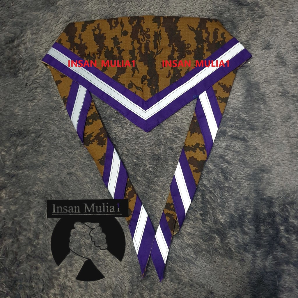 Jual Scarf Pramuka Loreng Warna Lis Menyala Hasduk Bercahaya Nyala ...