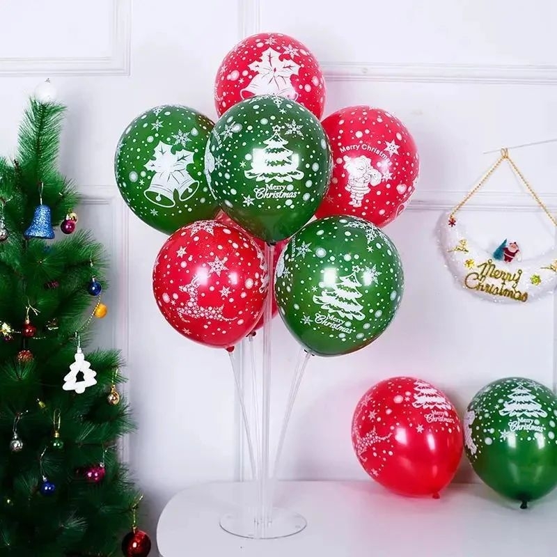 Jual BALON LATEX NATAL UKURAN 12 INCH HARGA PER PCS / BALON LATEX MERRY ...