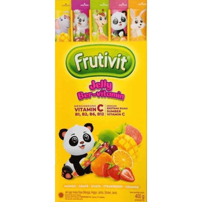 Jual Frutivit jelly ber-vitamin box (20 stik x 20gram) | Shopee Indonesia