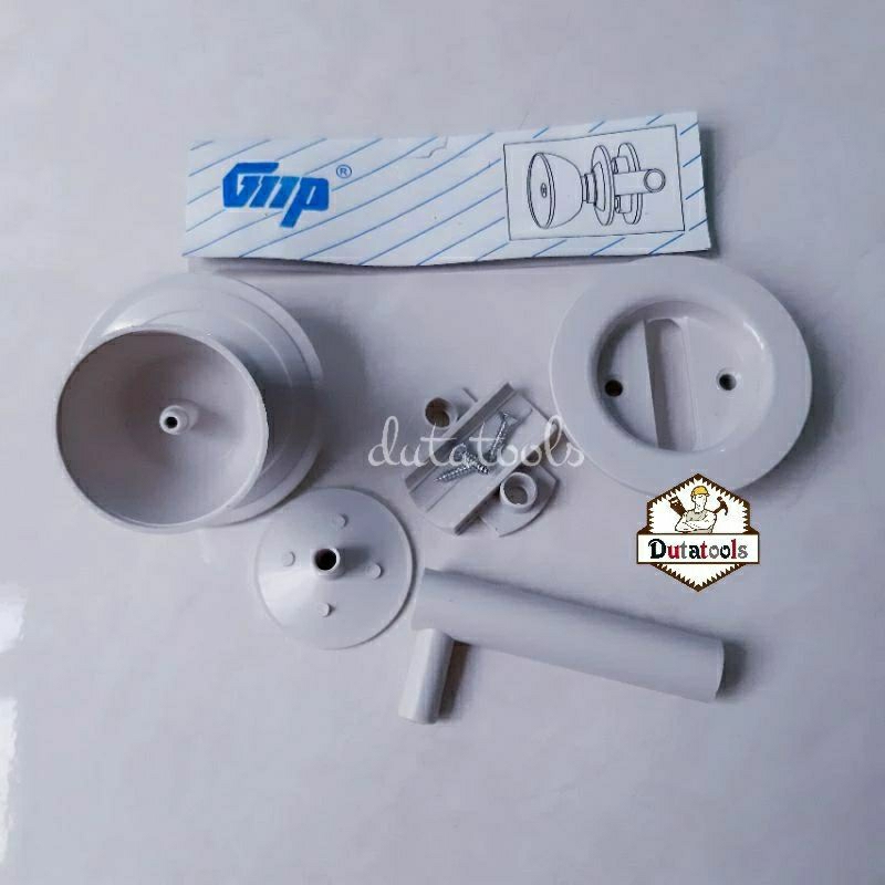 Jual Kunci pintu bulat pvc kamar mandi GMP/selot pintu pvc kamar mandi ...
