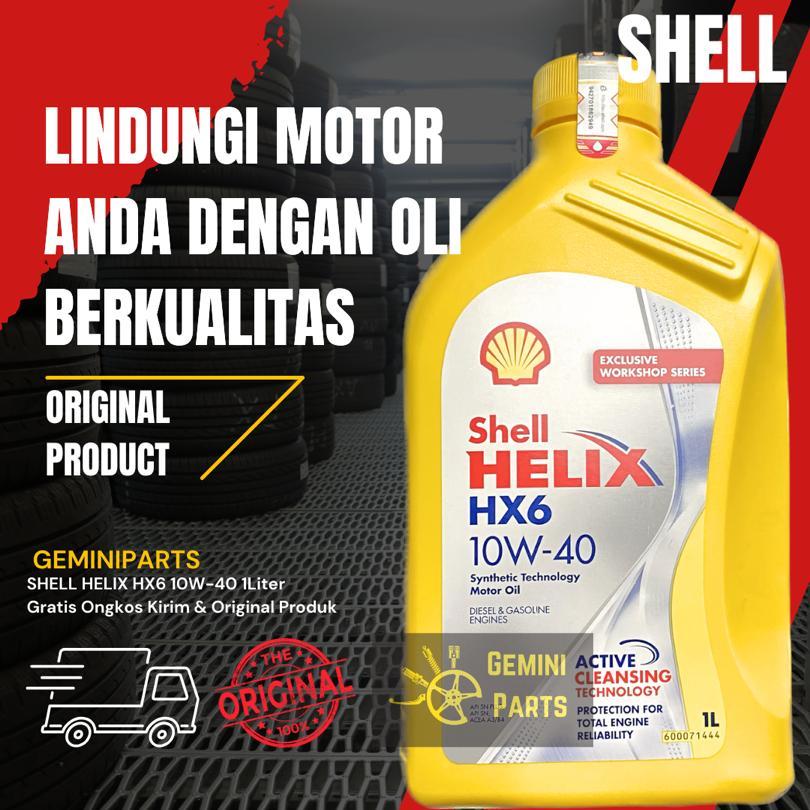 Jual OLI SHELL HELIX HX6 10W-40 1LITER | Shopee Indonesia