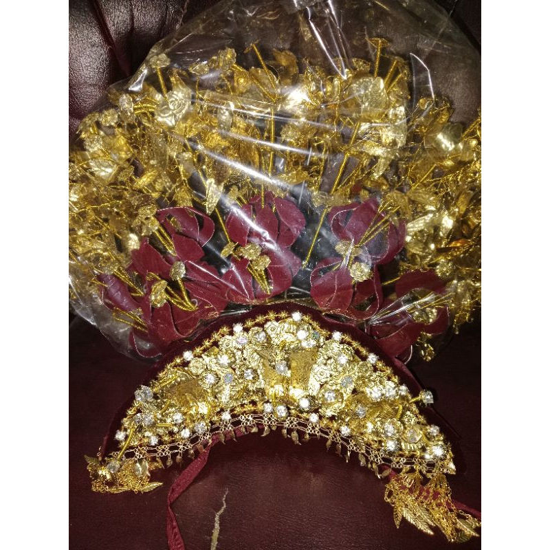 Jual mahkota pengantin adat palembang MURAH//mahkota pengantin adat palembang murah | Shopee ...