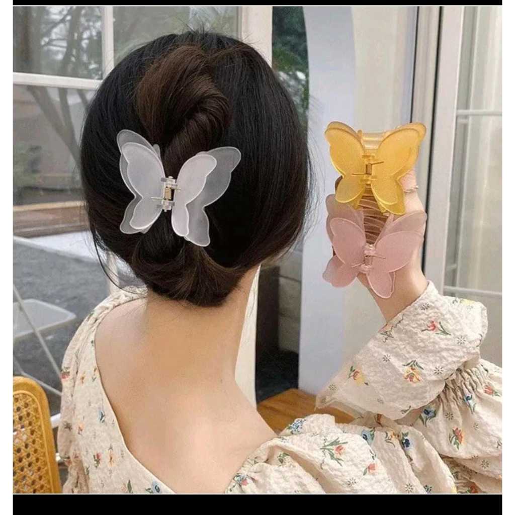 Jual DOUBLE BUTTERFLY Series Korean Hair Claw / Jepit Rambut Korea ...