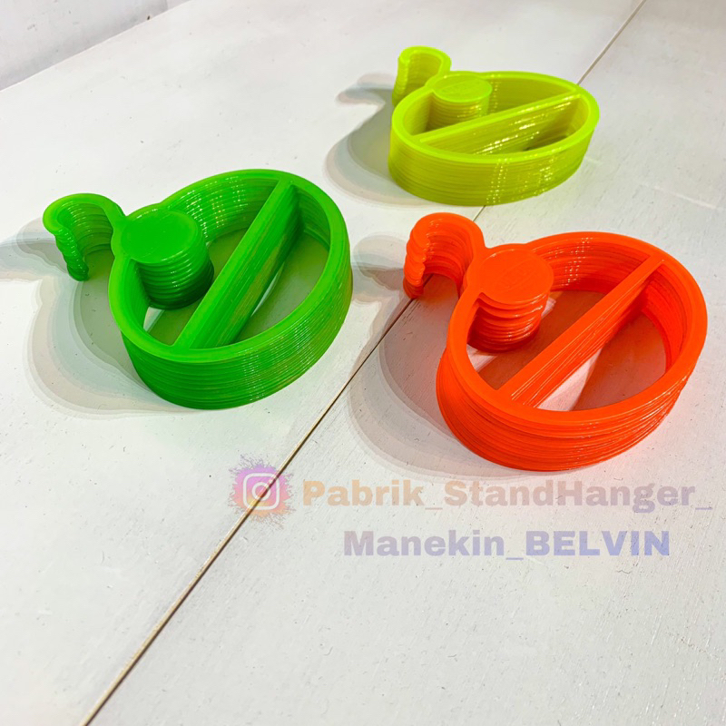 Jual Hanger Jilbab Oval | Hanger Kerudung Oval 1 LUSIN | Gantungan ...