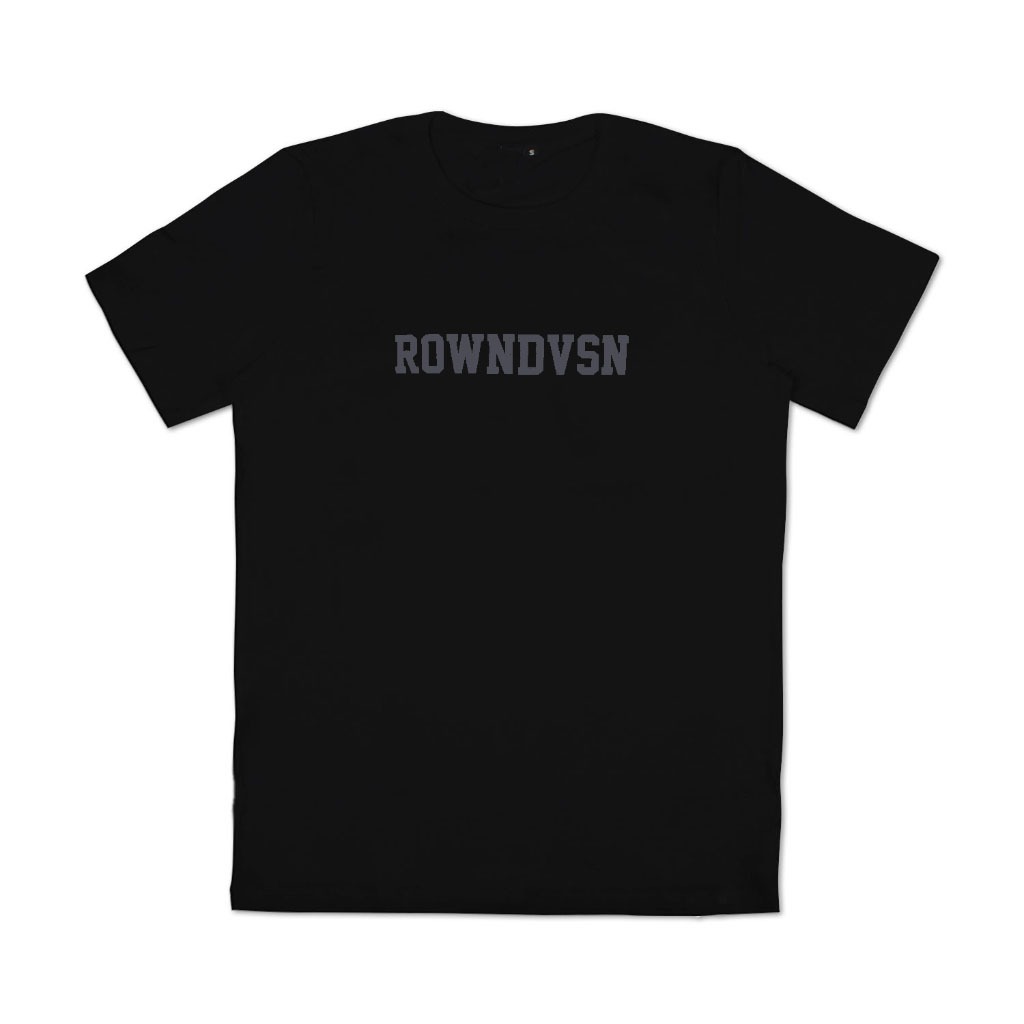 Jual Kaos Aesthetic Simple ROWNDVSN Pria - Rown Division Black T-Shirt ...