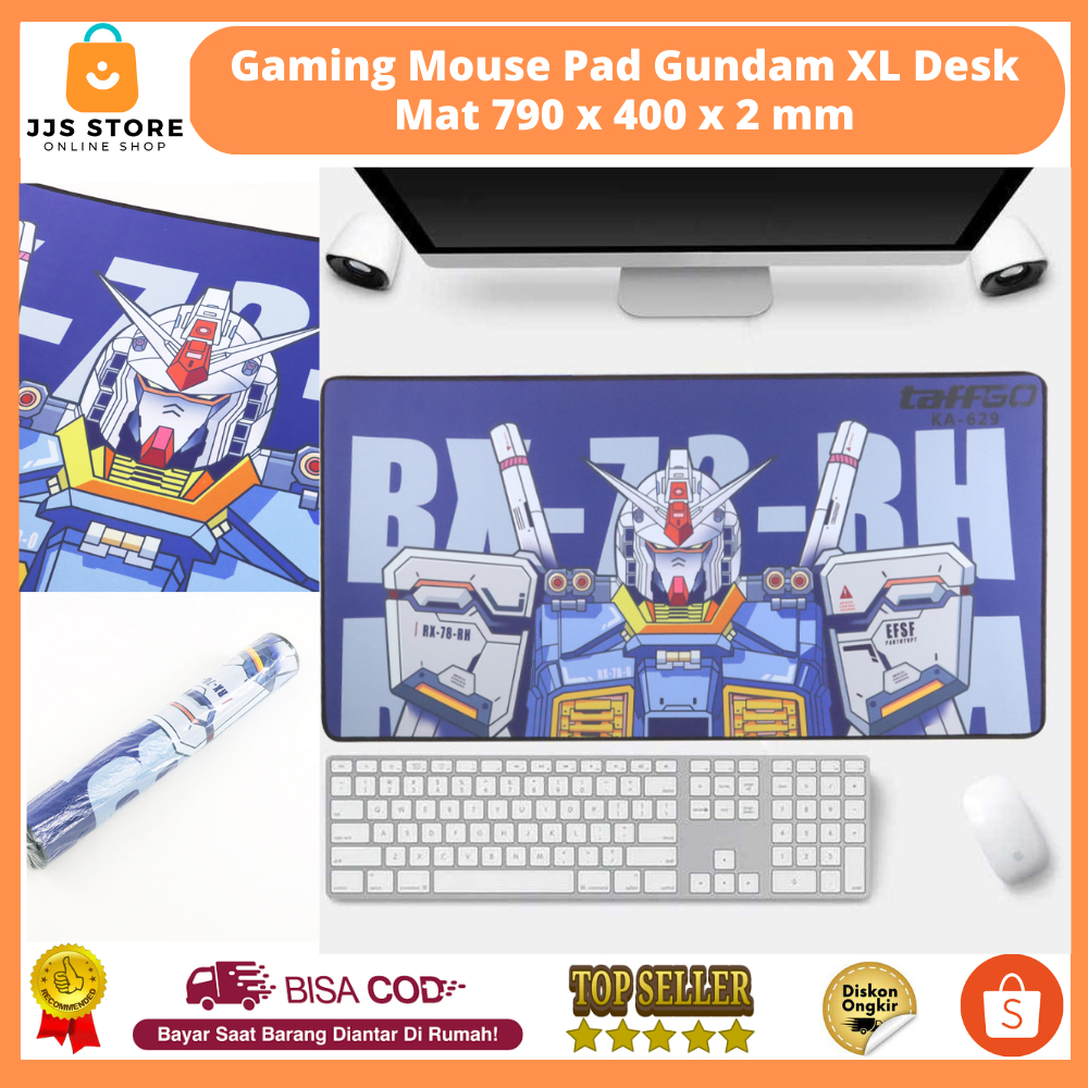 Jual TaffGO Gaming Mouse Pad Gundam XL Desk Mat 790 x 400 x 2 mm ...