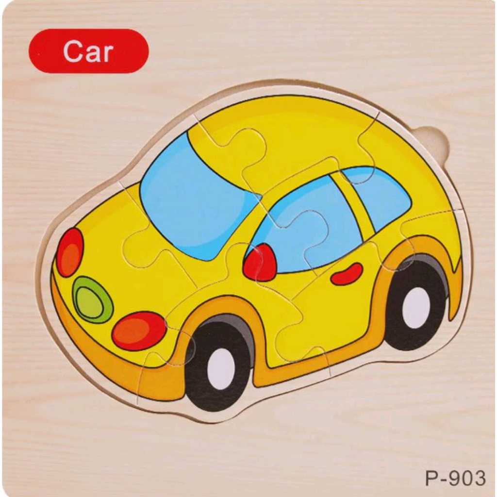 Jual Puzzle Mainan Anak Kayu 3D candy abc 123 hewan kucing | Shopee ...
