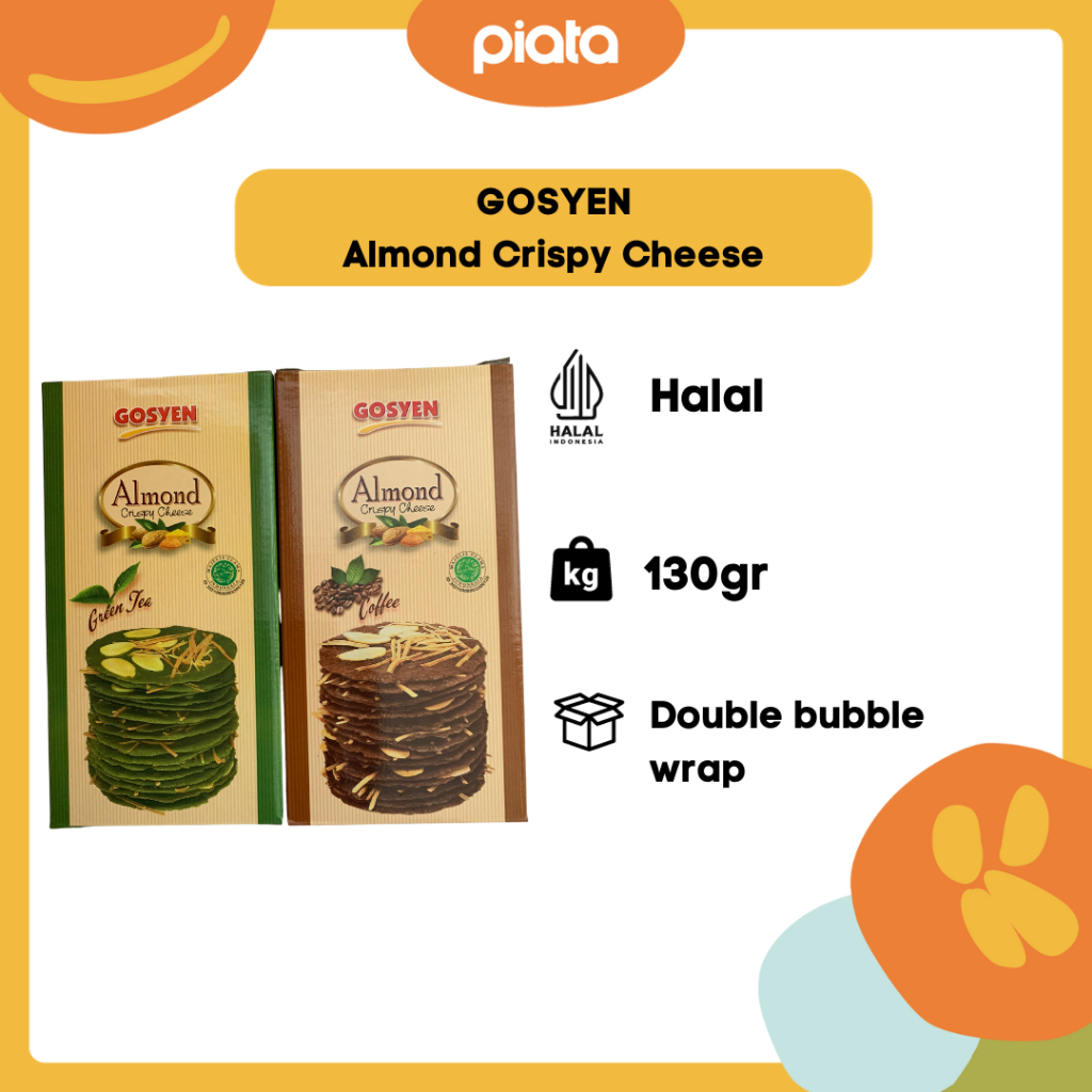 Jual Gosyen - Almond Almond Crispy Cheese | Shopee Indonesia