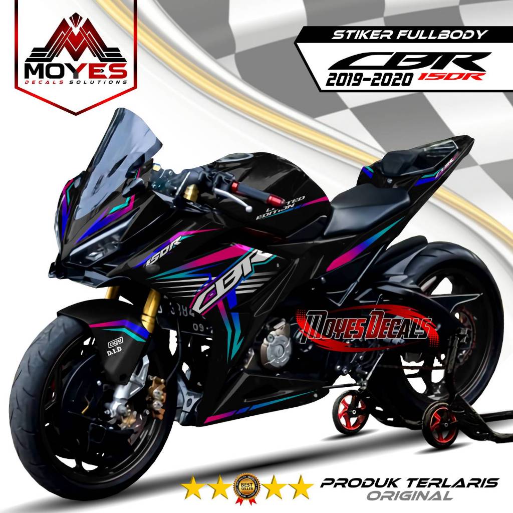 Jual Stiker CBR 150R K45N Motif List Bunglon - Decal variasi CBR 150R ...