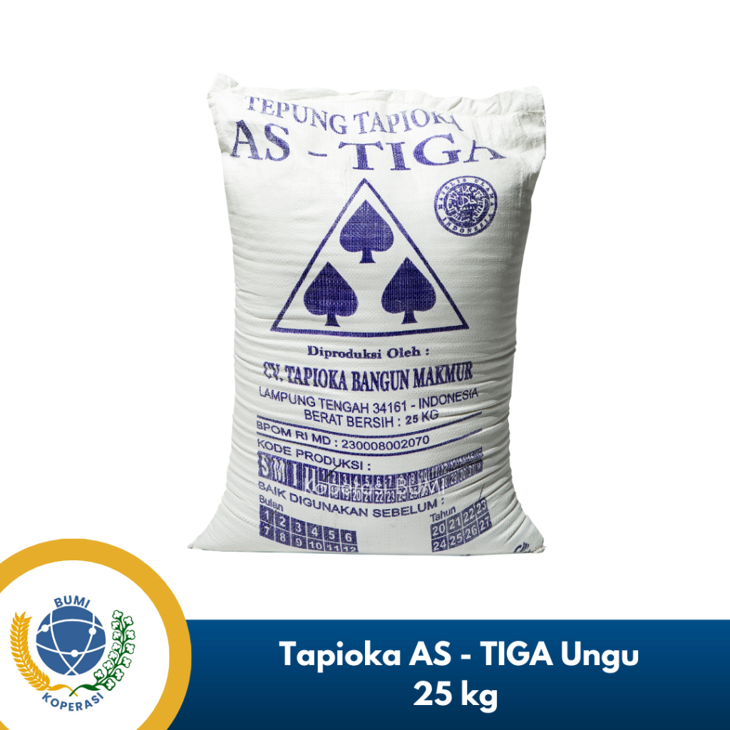 Jual Tepung Tapioka Aci AS Ungu 25kg | Shopee Indonesia