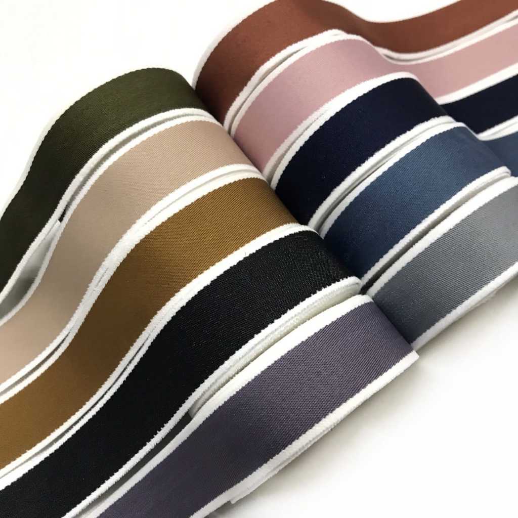 Jual 1 YARD - 2,5CM PITA KOREA LIST PUTIH/PITA KANVAS/PITA TEBAL LIST ...