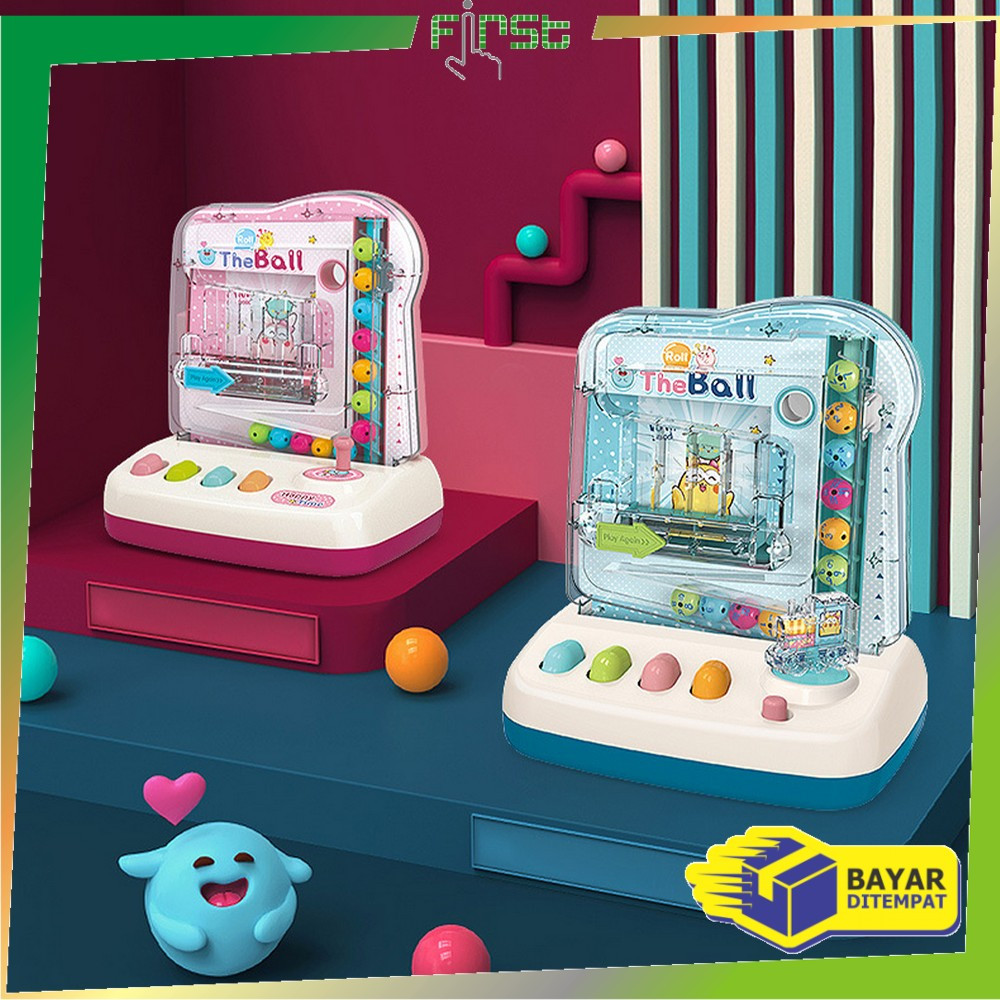 Jual FH-M339 Mainan Edukasi Roll The Ball Mesin Mainan Bola Manual ...