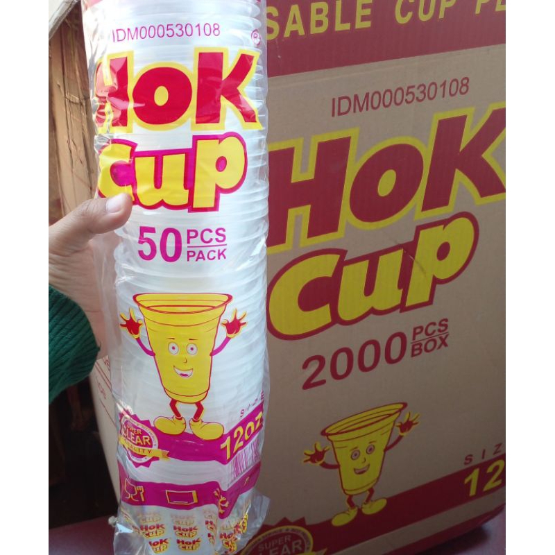Jual Gelas plastik HOK CUP 10 12 14 16 18 22 S SERIES 16 U SERIES gelas ...
