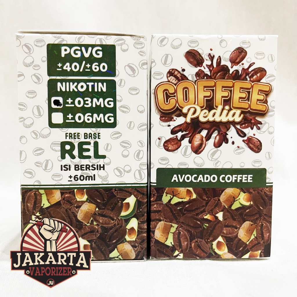 Jual COFFEE PEDIA AVOCADO COFFEE COFFEEPEDIA 60ML 3MG 6MG BY MAJAPAHIT | Shopee Indonesia