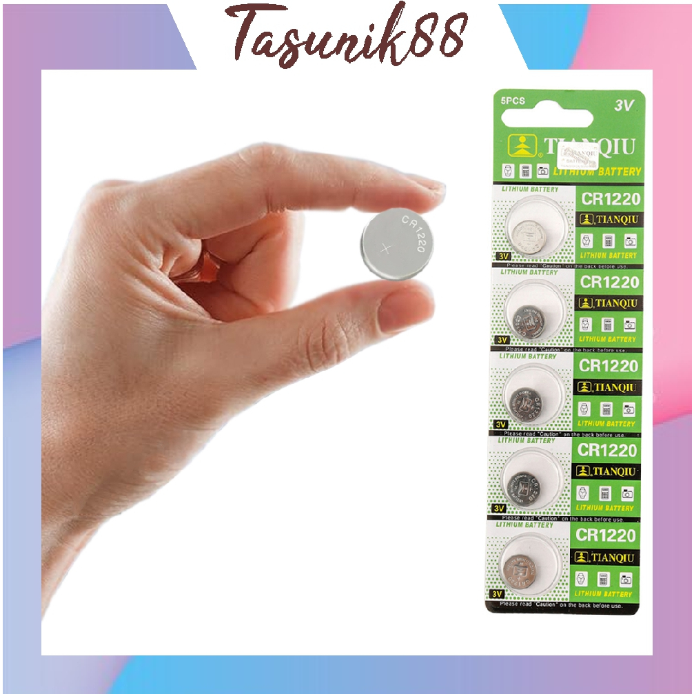 Jual ⭐TasUnik88⭐ Baterai CR1220 / CR 1220 Lithium Battery 3V Batre Jam R994 | Shopee Indonesia