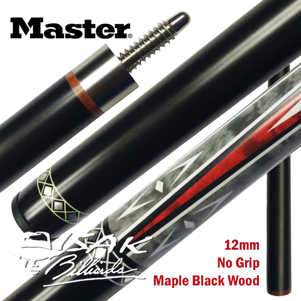 Jual Master Pool Cue MB 01 - Maple Black Wood - Stick Billiard Stik ...
