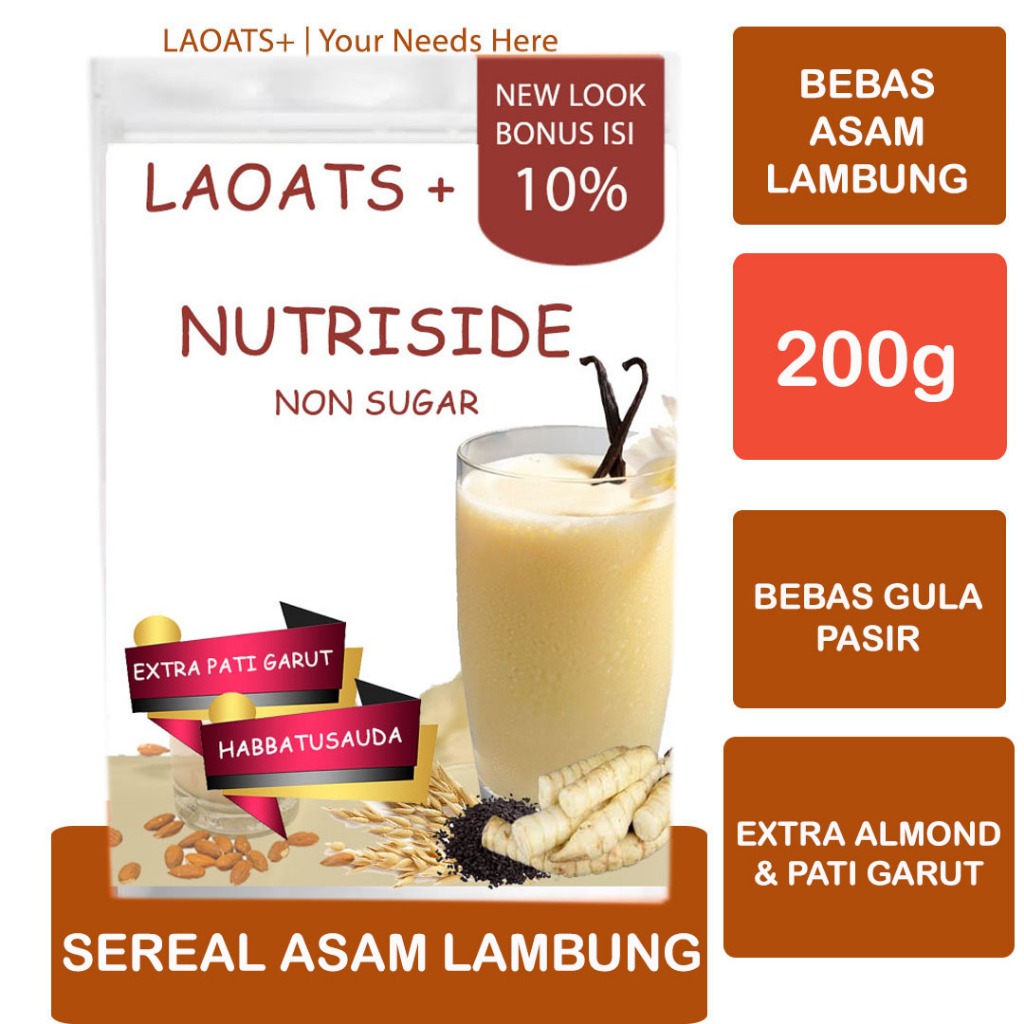 Jual Obat Lambung Milk Laoats Non Sugar (200g) | Shopee Indonesia
