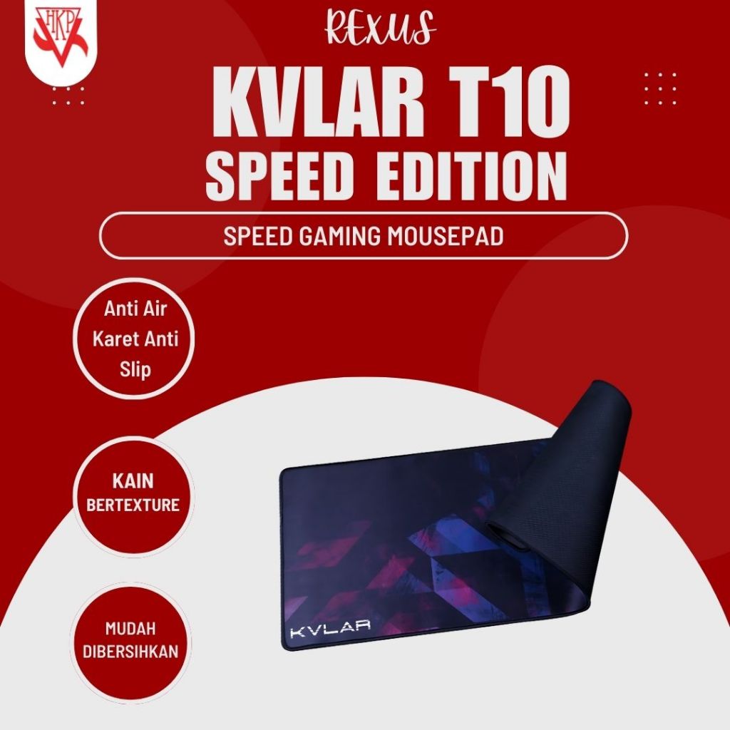 Jual Rexus KVLAR T6 Speed Edition Gaming Mouse Pad | Shopee Indonesia