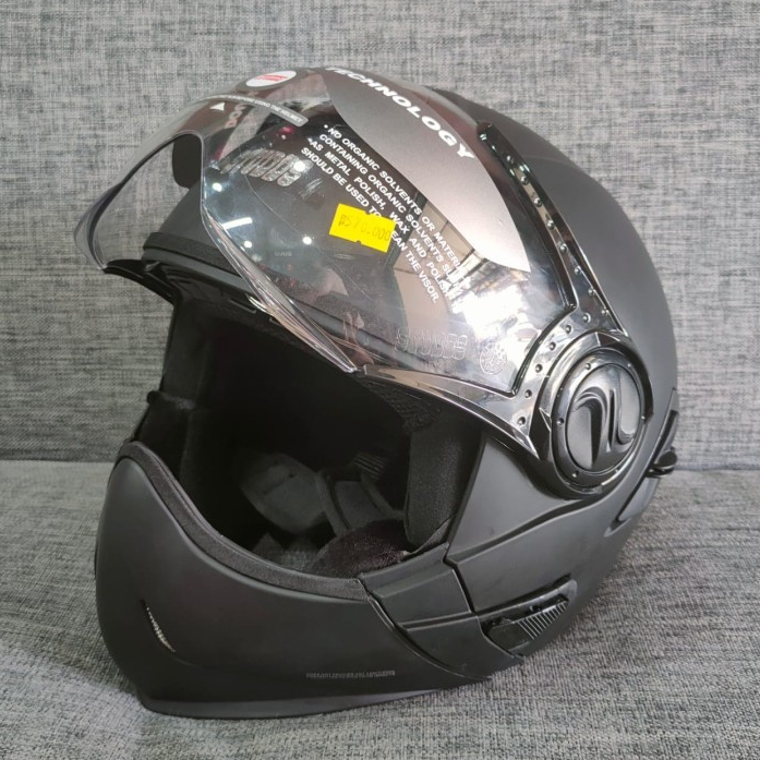 Jual Helm STUDDS Downtown Black Doff | Helm Retro | Modular | Head ...