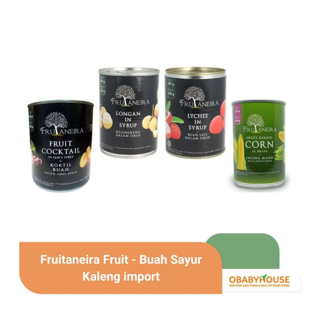 Jual Frutaneira Fruit - Buah Sayur Kaleng Import | Shopee Indonesia