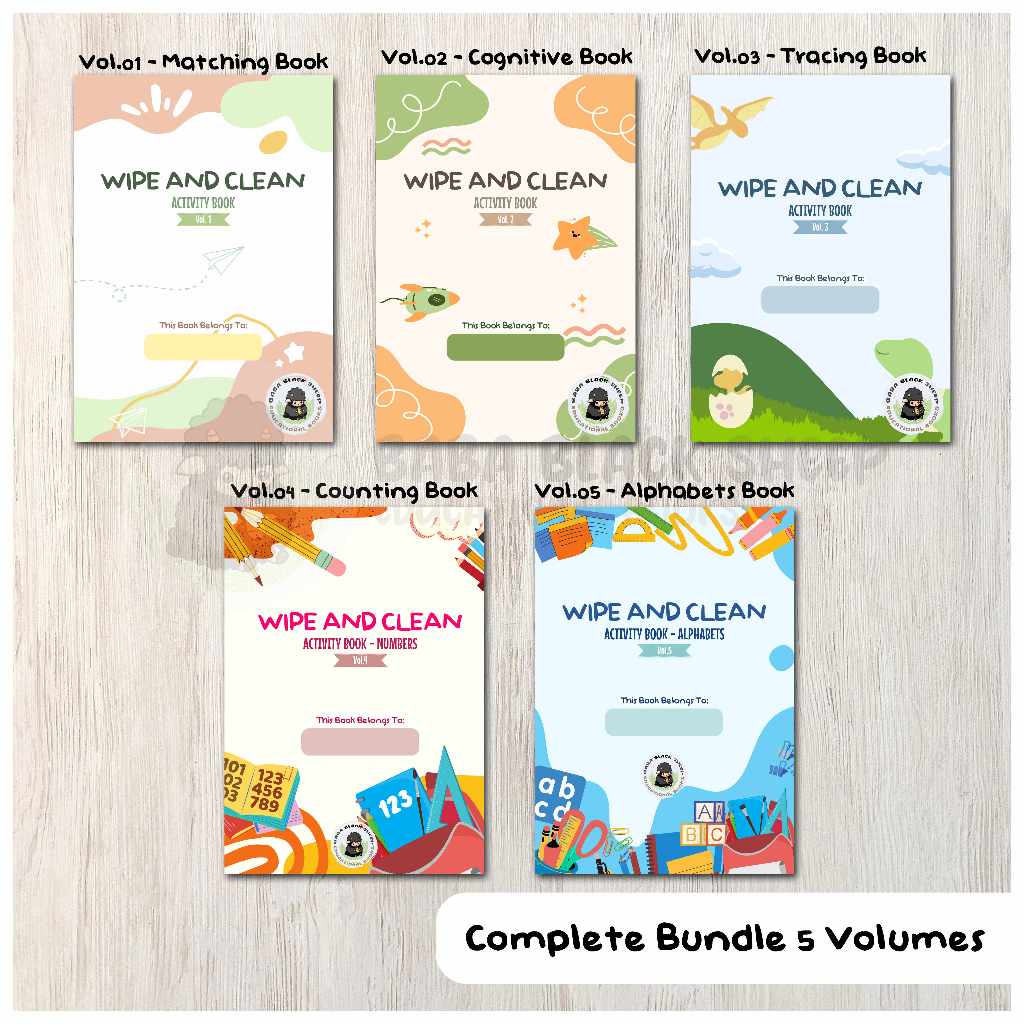 Jual Activity Book - Wipe & Clean Vol.01 - Worksheet Edukasi Aktivitas ...