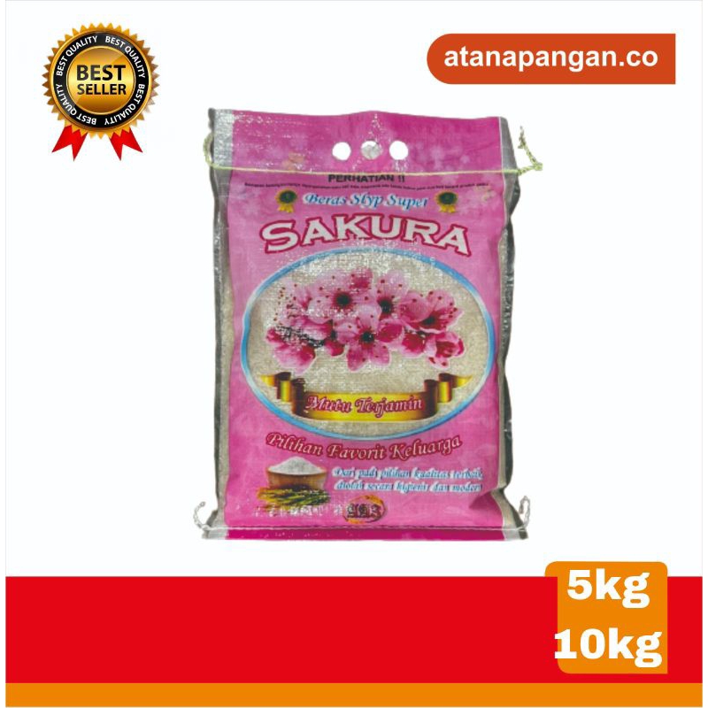Jual BERAS CAP SAKURA- 5KG/10KG | Shopee Indonesia