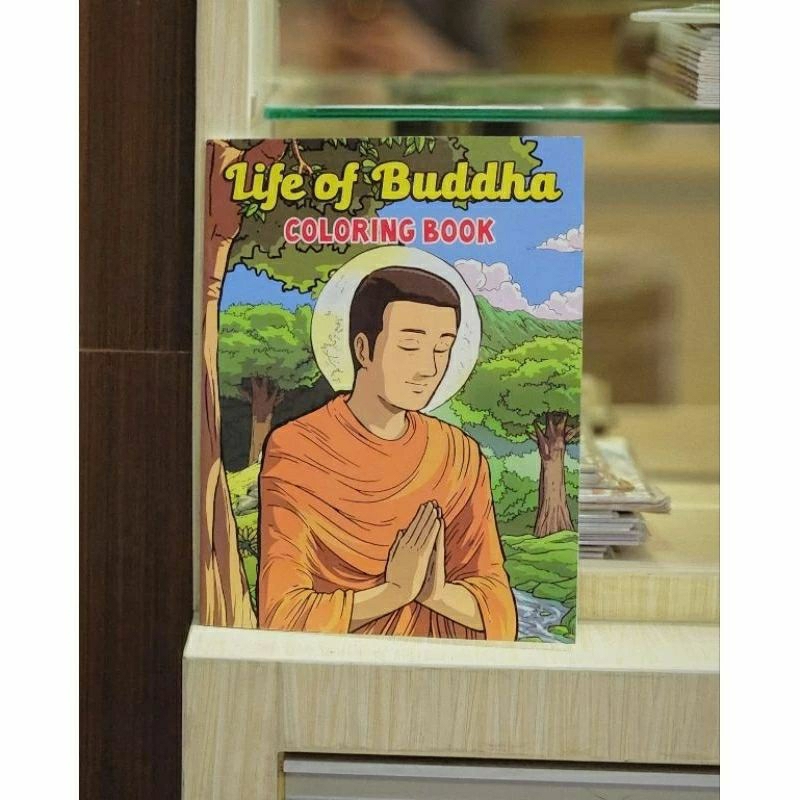 Jual life of buddha coloring colouring book buku mewarnai anak sekolah ...