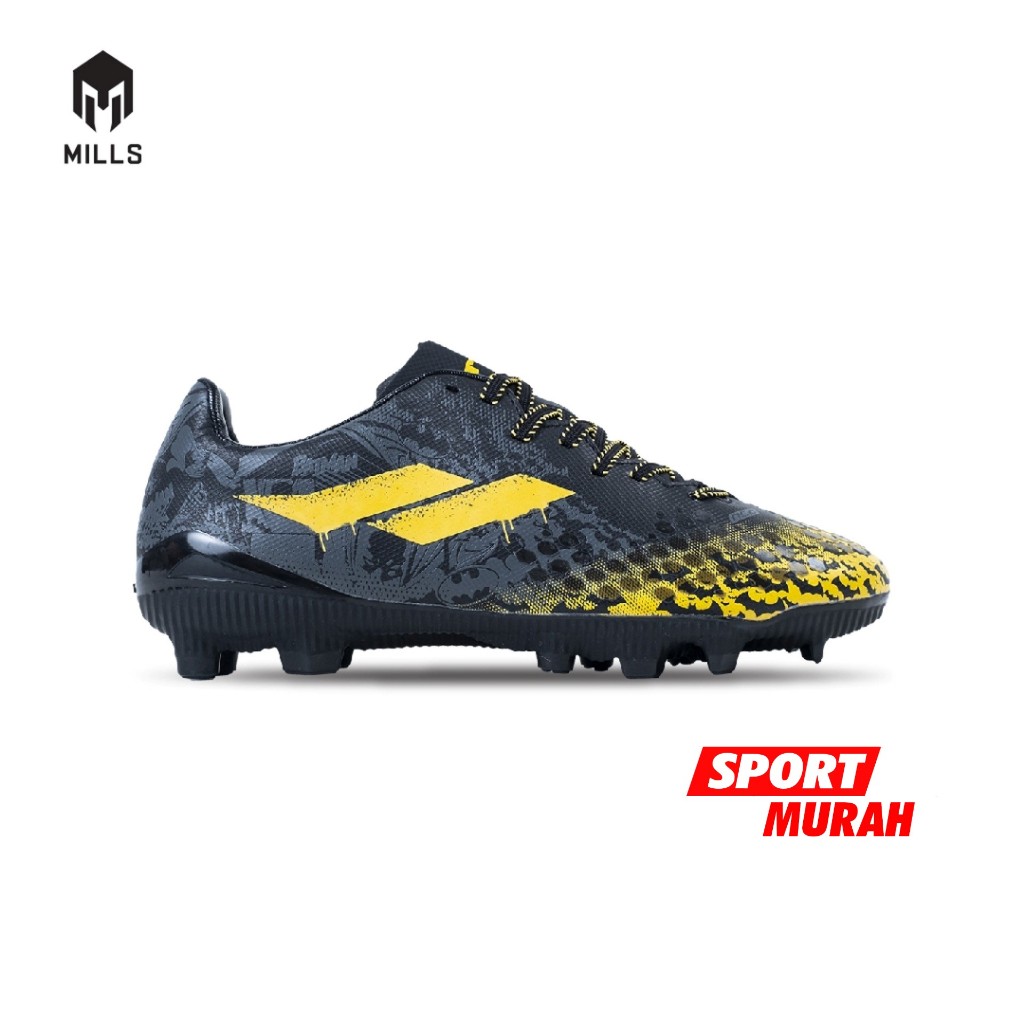 Jual SEPATU SOCCER MILLS TRITON DEISLER KNIGHT JR BLACK/GREY/YELLOW ...