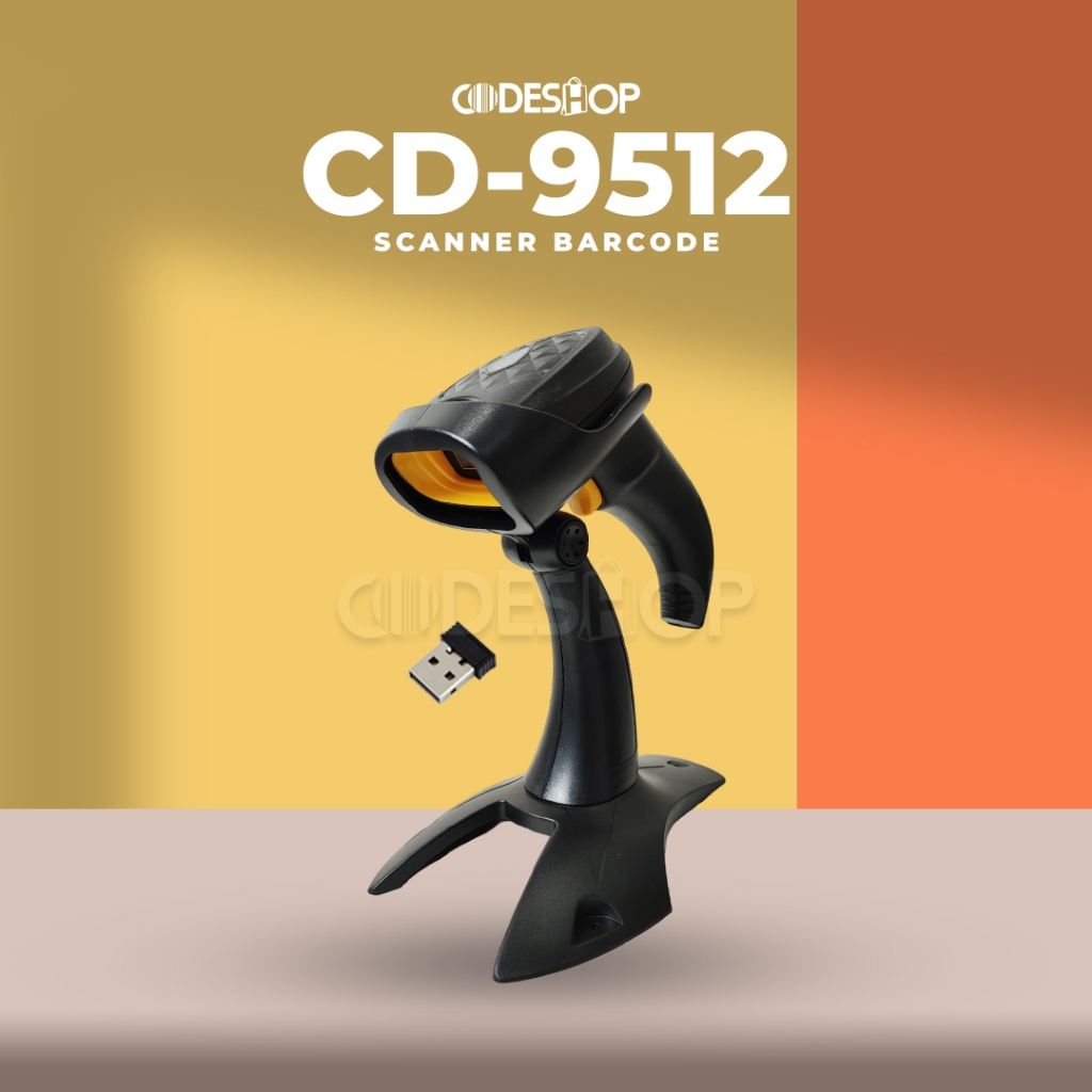 Jual Scanner Barcode Codeshop CD-9512 Wireless Imager 1D 2D USB Dongle ...