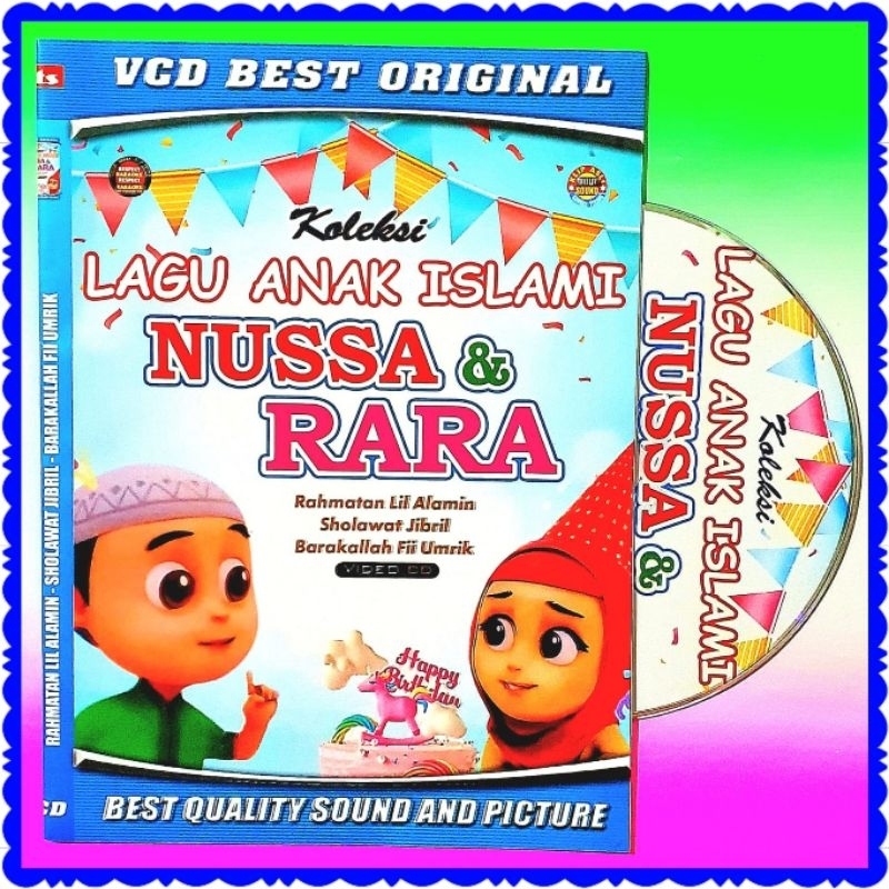 Jual KASET VCD LAGU RELIGI ANAK ANAK SOUNTRACK NUSSA RARA-KASET DVD LAGU ANAK ISLAMI-DVD LAGU ...