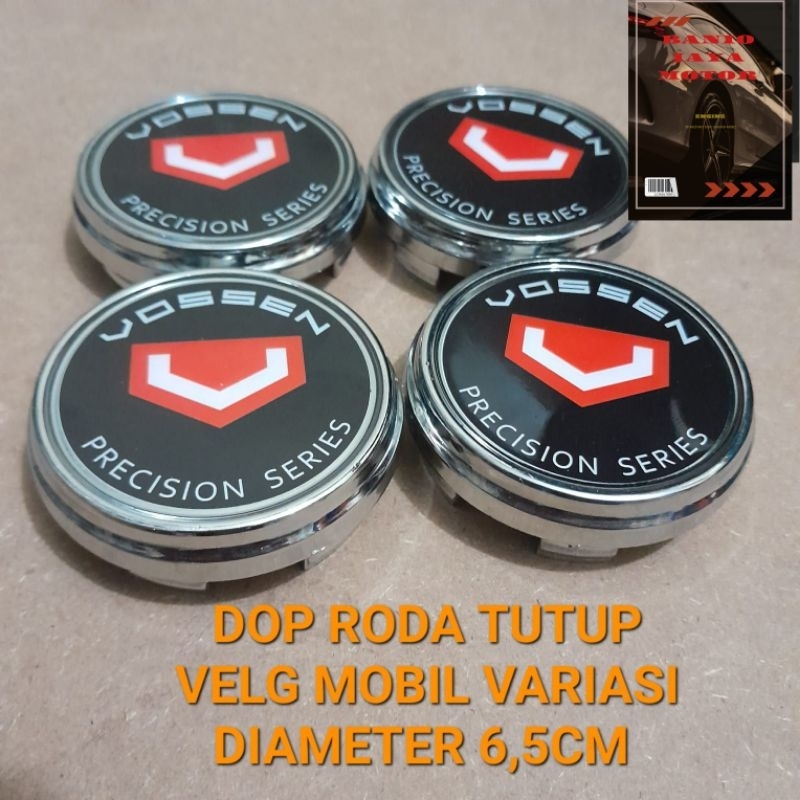 Jual dop roda tutup velg mobil racing variasi Chrome datar logo vossen ...
