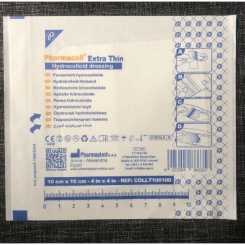 Jual Pharmacoll Extra Thin Hydrocoloid 10x10 cm | Shopee Indonesia